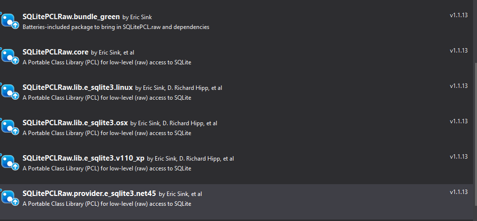 Could not load type 'Vita.Entities.Services.IDbInfoService' from assembly 'Vita, Version=2.2.1.0 ...