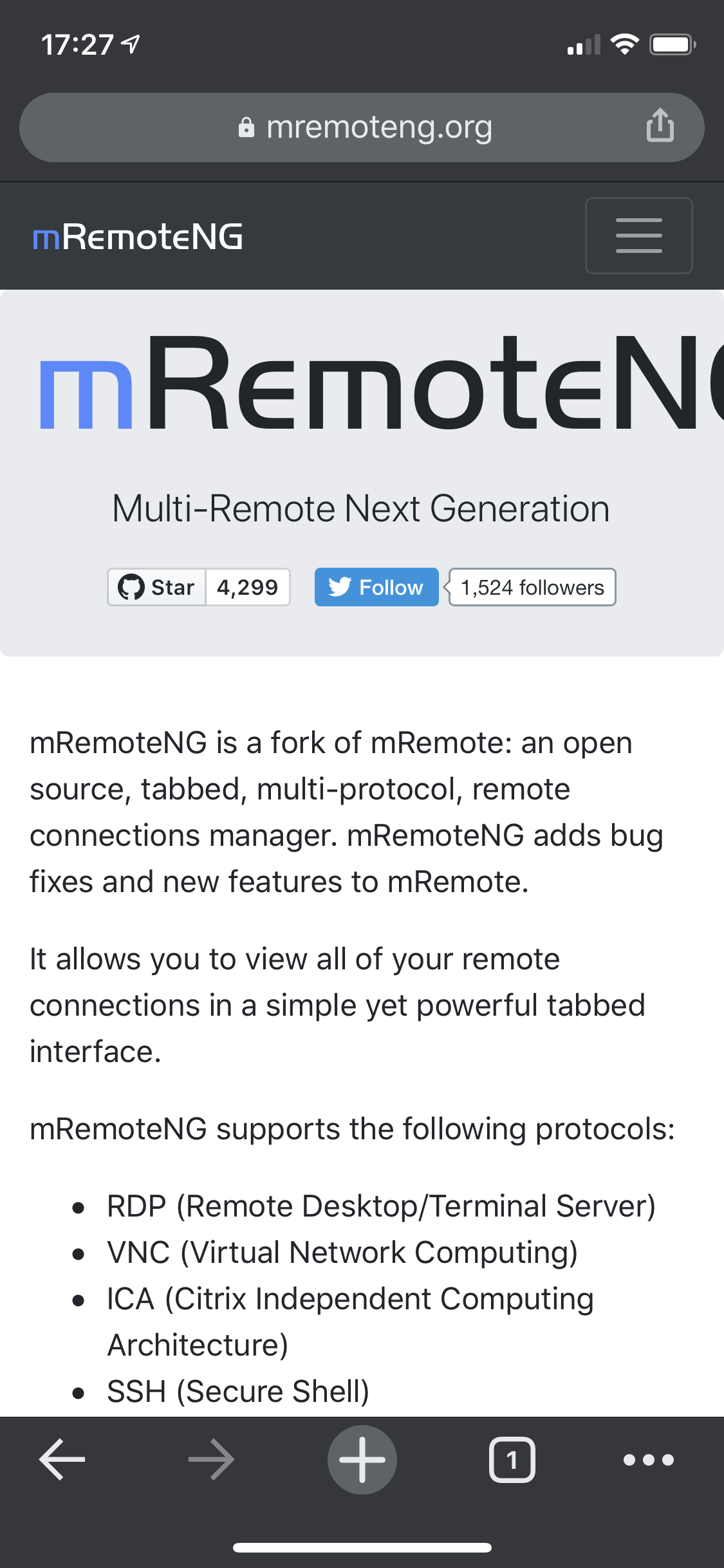 Homepage Scaling Issue on mobile · Issue #1786 · mRemoteNG/mRemoteNG · GitHub