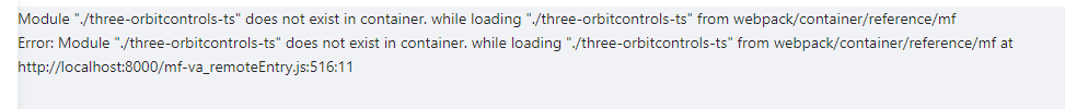 [Bug] import OrbitControls from three cause error · Issue #7787 · umijs ...