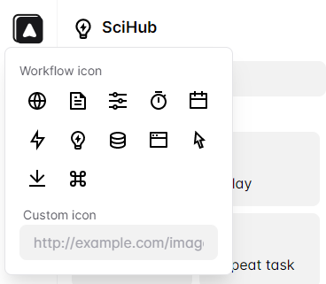 Added set workflow icon functionality by ErlantzCalvo · Pull Request ...