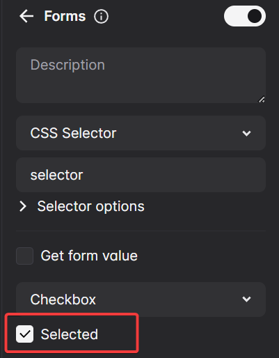 How to use the checkbox in the form? · Issue #793 · AutomaApp/automa · GitHub