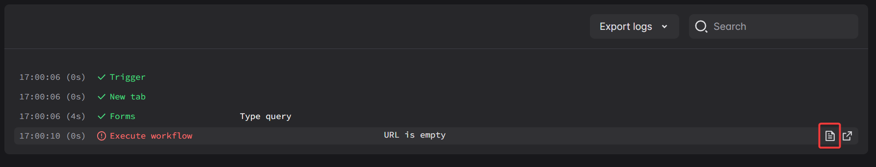 Sub workflow block errors : Can't find an element with "" selector. · Issue #848 · AutomaApp ...