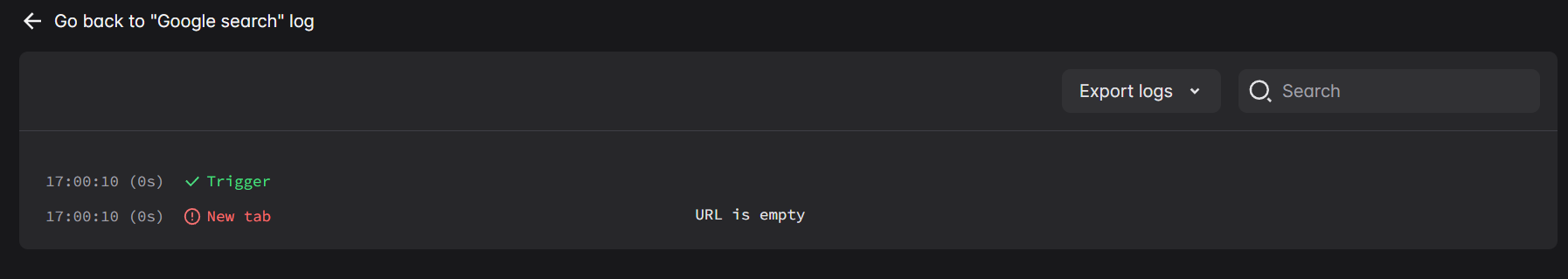 Sub workflow block errors : Can't find an element with "" selector. · Issue #848 · AutomaApp ...