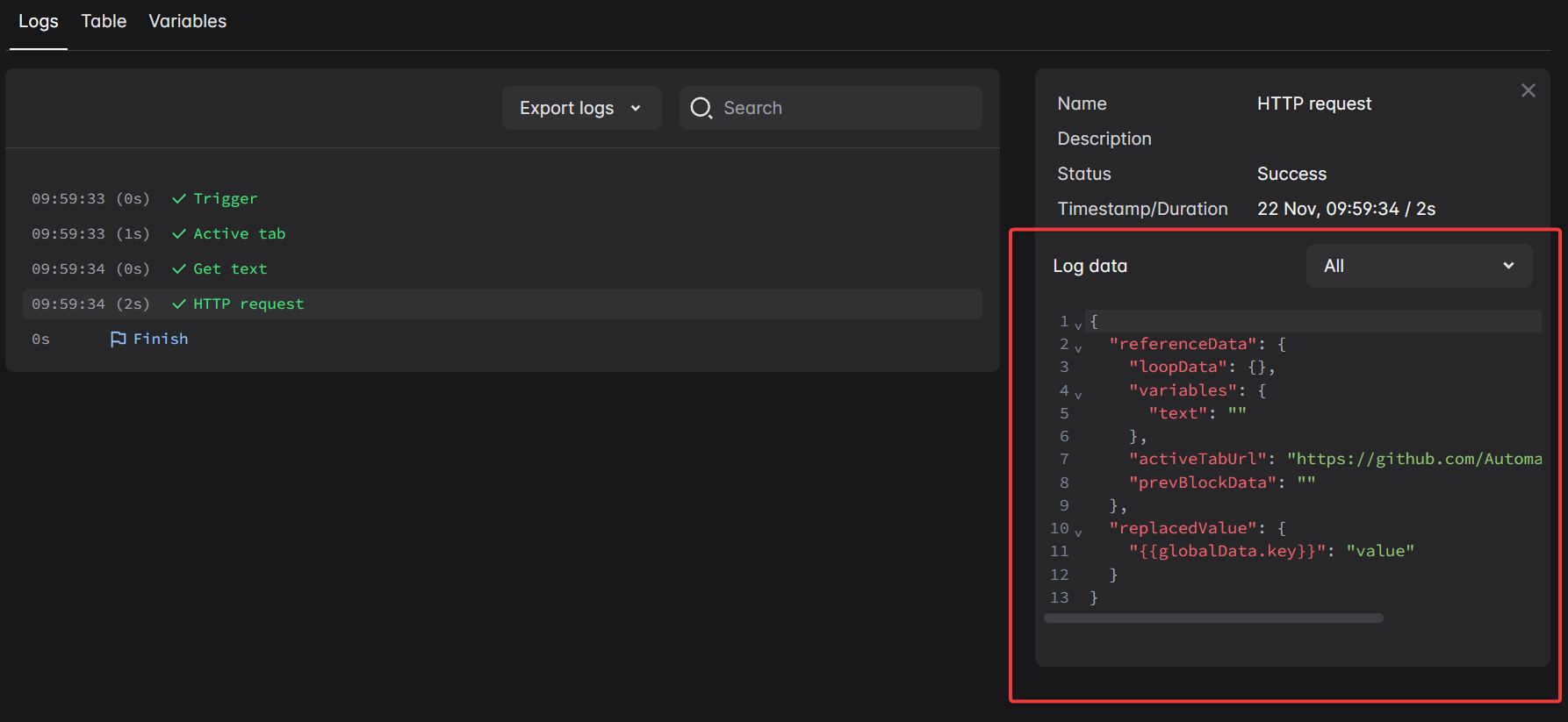 http body support variables · Issue #960 · AutomaApp/automa · GitHub