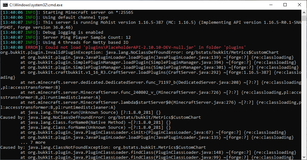 [plugin Placeholderapi] Could Not Load Expansion · Issue 1014 · Mohistmc Mohist · Github