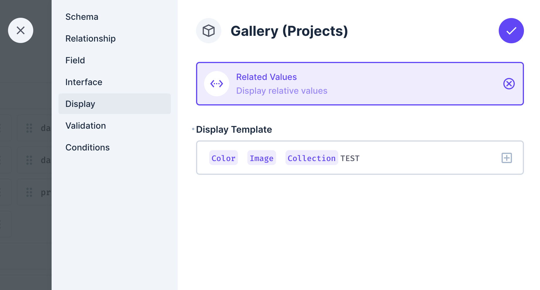 Not able to set the display of a M2A field · Issue #17097 · directus/directus · GitHub
