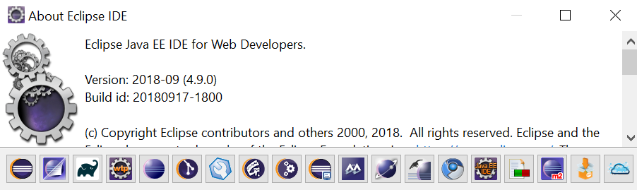 Eclipse plugin for Eclipse Photon gives "Failure finding internal specs: java.net ...