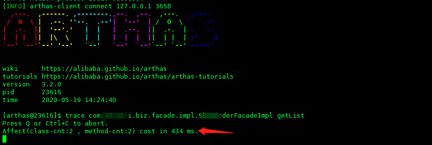 trace没有返回详细的信息 · Issue #1181 · alibaba/arthas · GitHub