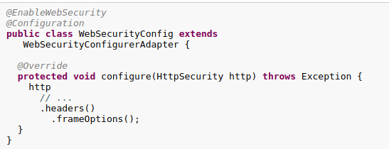 spring security x-frame-option activated but not working · Issue #8371 · spring-projects/spring ...