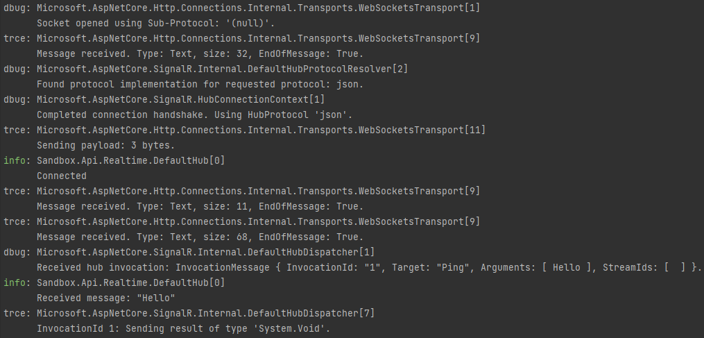SignalR logs are not working · Issue #6491 · aspnetboilerplate/aspnetboilerplate · GitHub