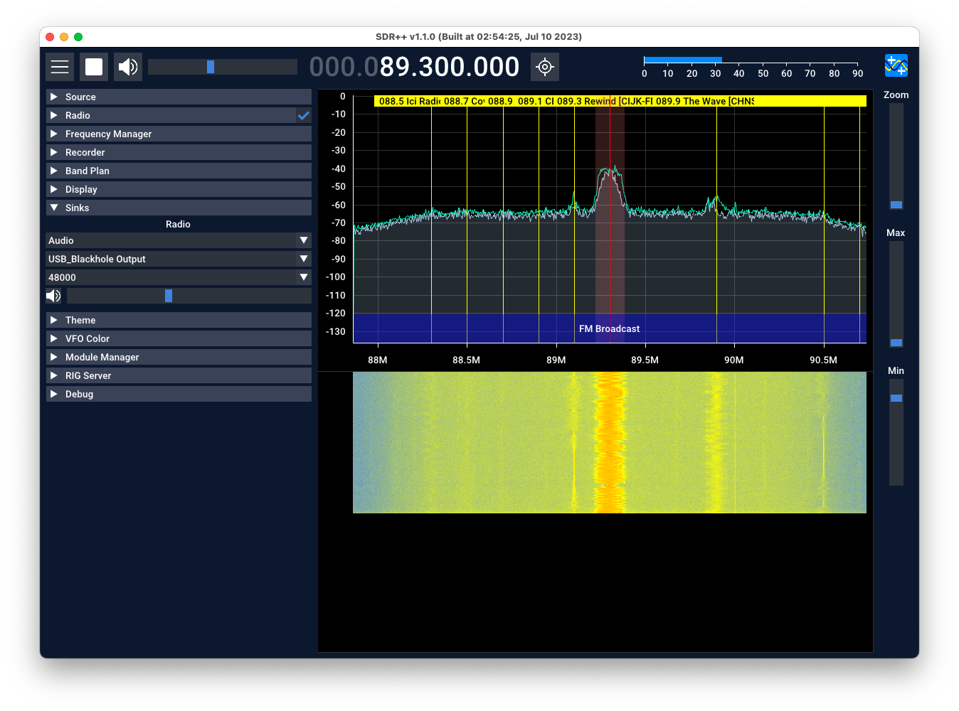 MacOS - Audio sinks missing with newest nightly build · Issue #1133 · AlexandreRouma/SDRPlusPlus ...