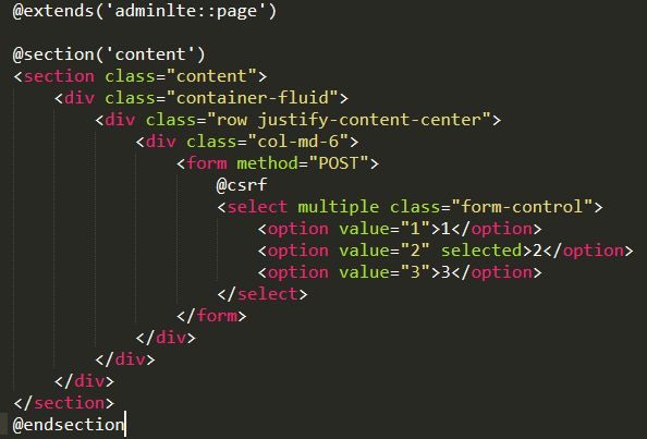 Multiple select makes the content section slide · Issue #631 · jeroennoten/Laravel-AdminLTE · GitHub