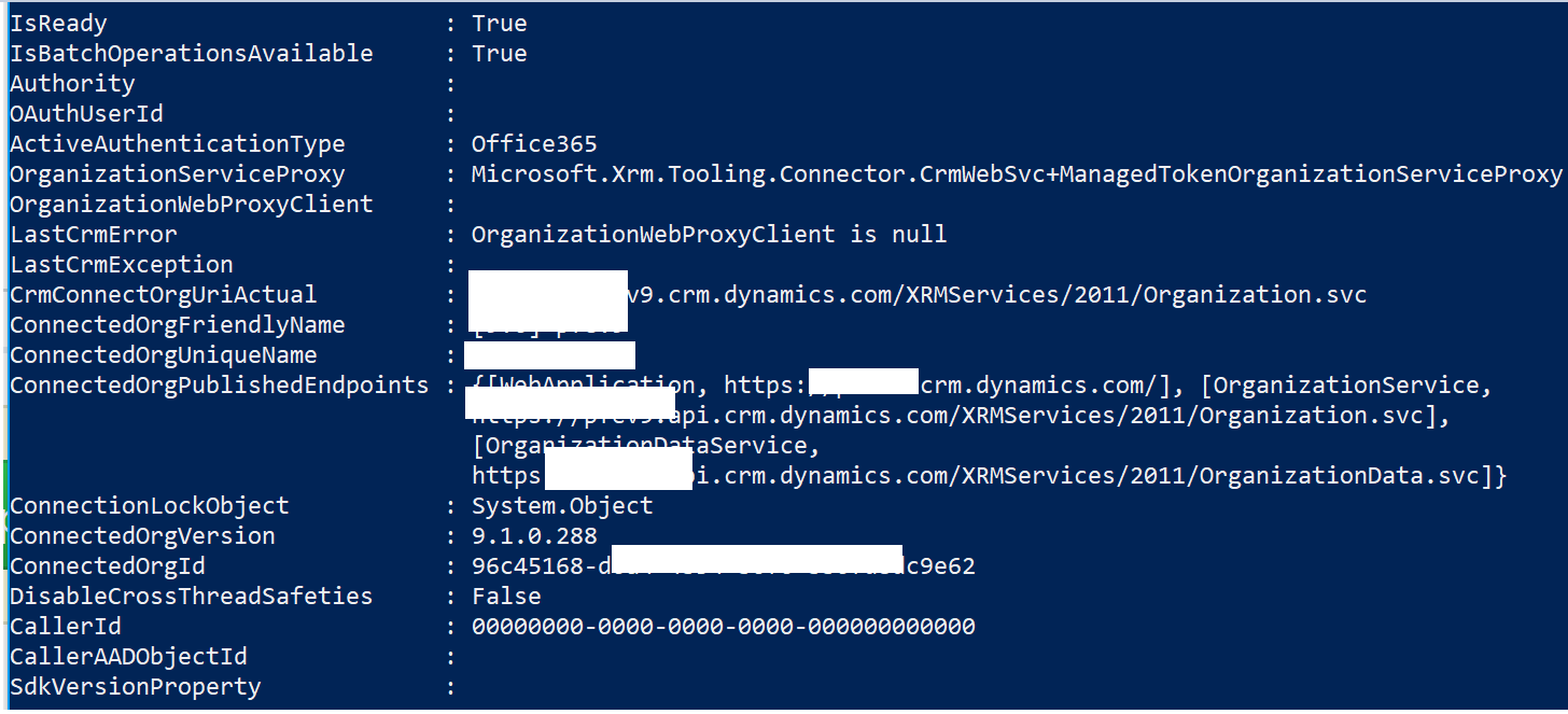 Unable To Connect To 91 Crm Organizations · Issue 339 · Seanmcnemicrosoftxrmdatapowershell 