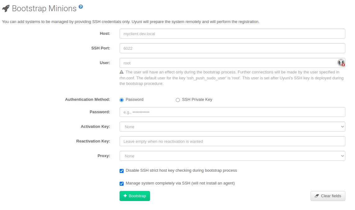 Allow configuring SSH port when bootstrapping SSH-only minions by mackdk · Pull Request #4540 ...