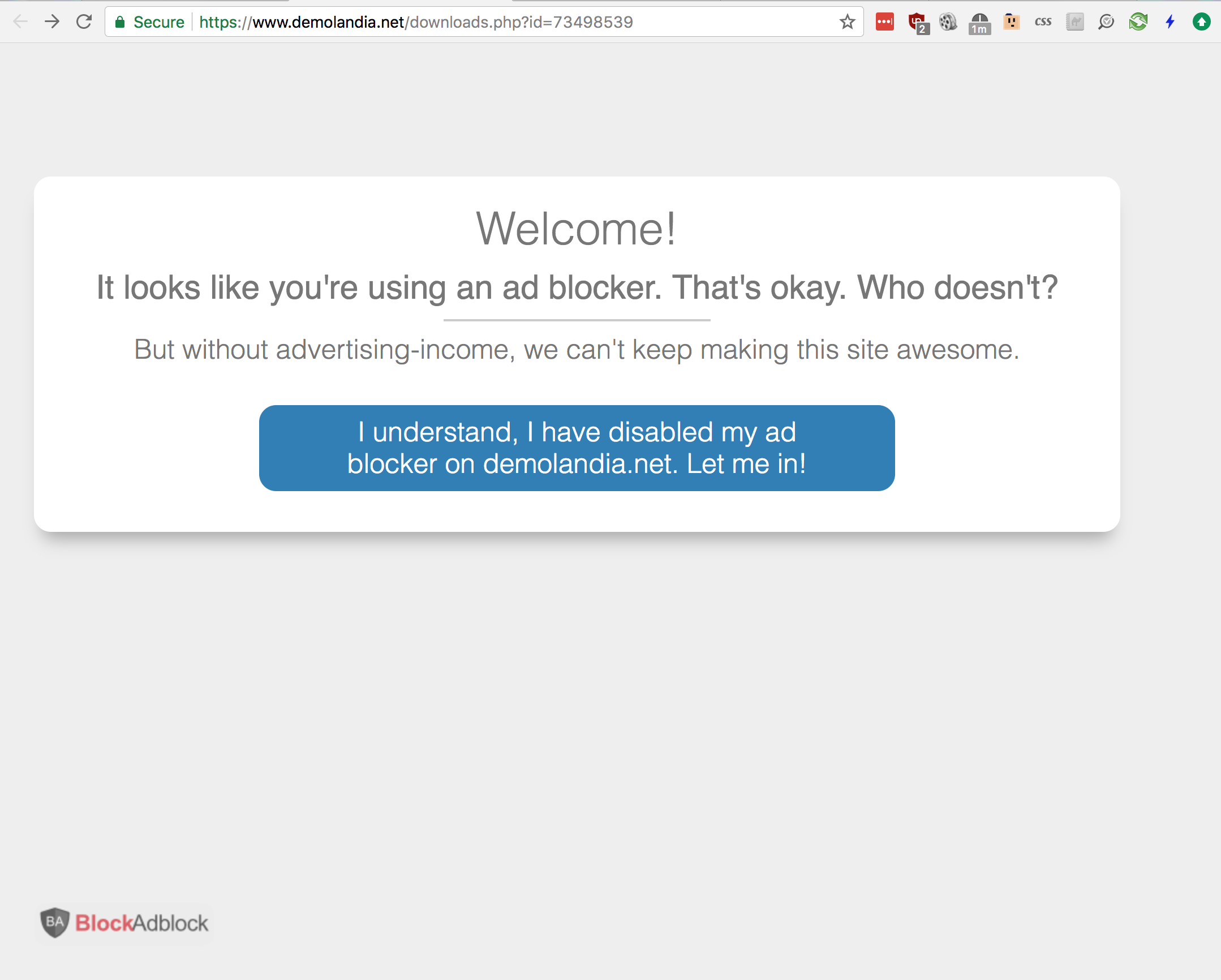BlockAdblock · Issue #741 · uBlockOrigin/uAssets · GitHub