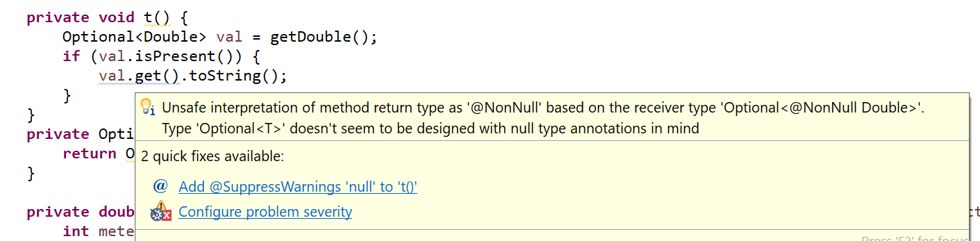 Null Analysis With External Annotations Not Working · Issue 514 · Eclipse Jdtre 