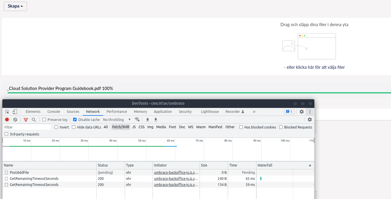 Can't drag-drop media files to upload them · Issue #14026 · umbraco/Umbraco-CMS · GitHub