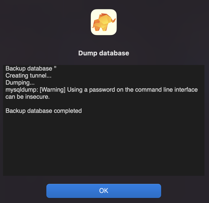 Backup not working correctly. · Issue #2565 · TablePlus/TablePlus · GitHub