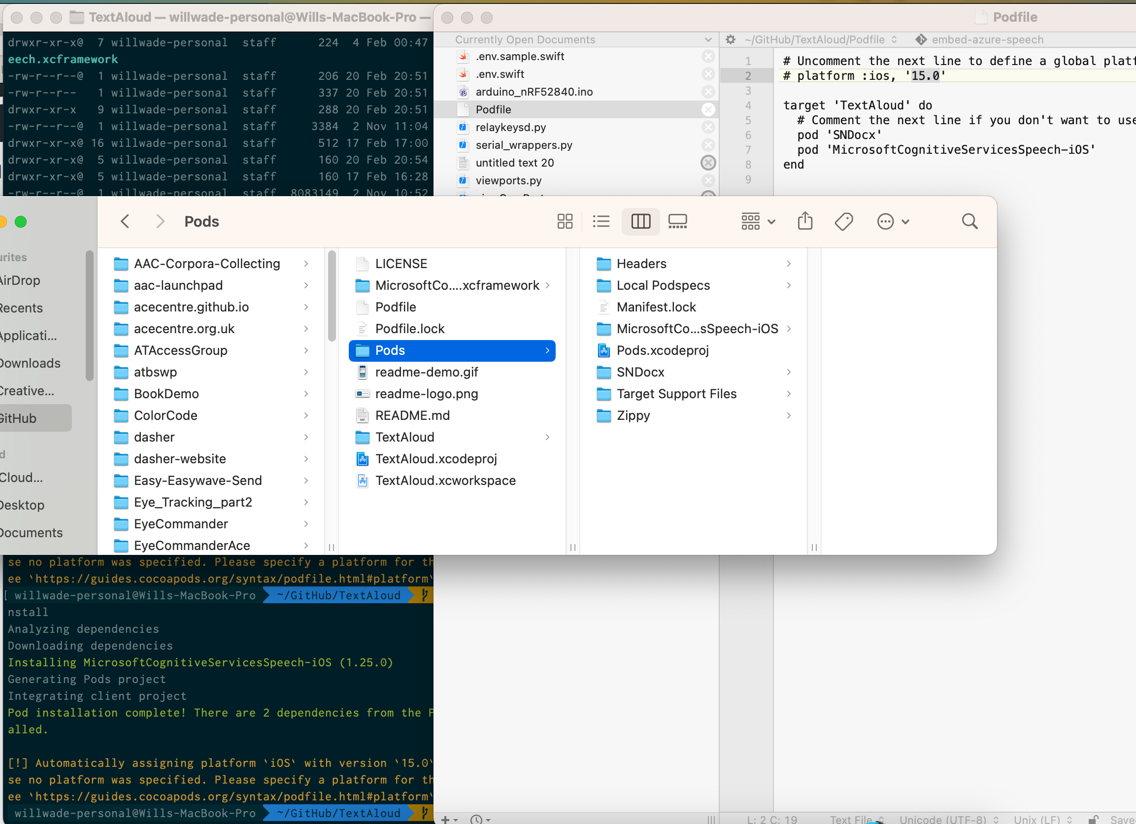 MicrosoftCognitiveServicesSpeech.xcframework not found installing via pod · Issue #1841 · Azure ...