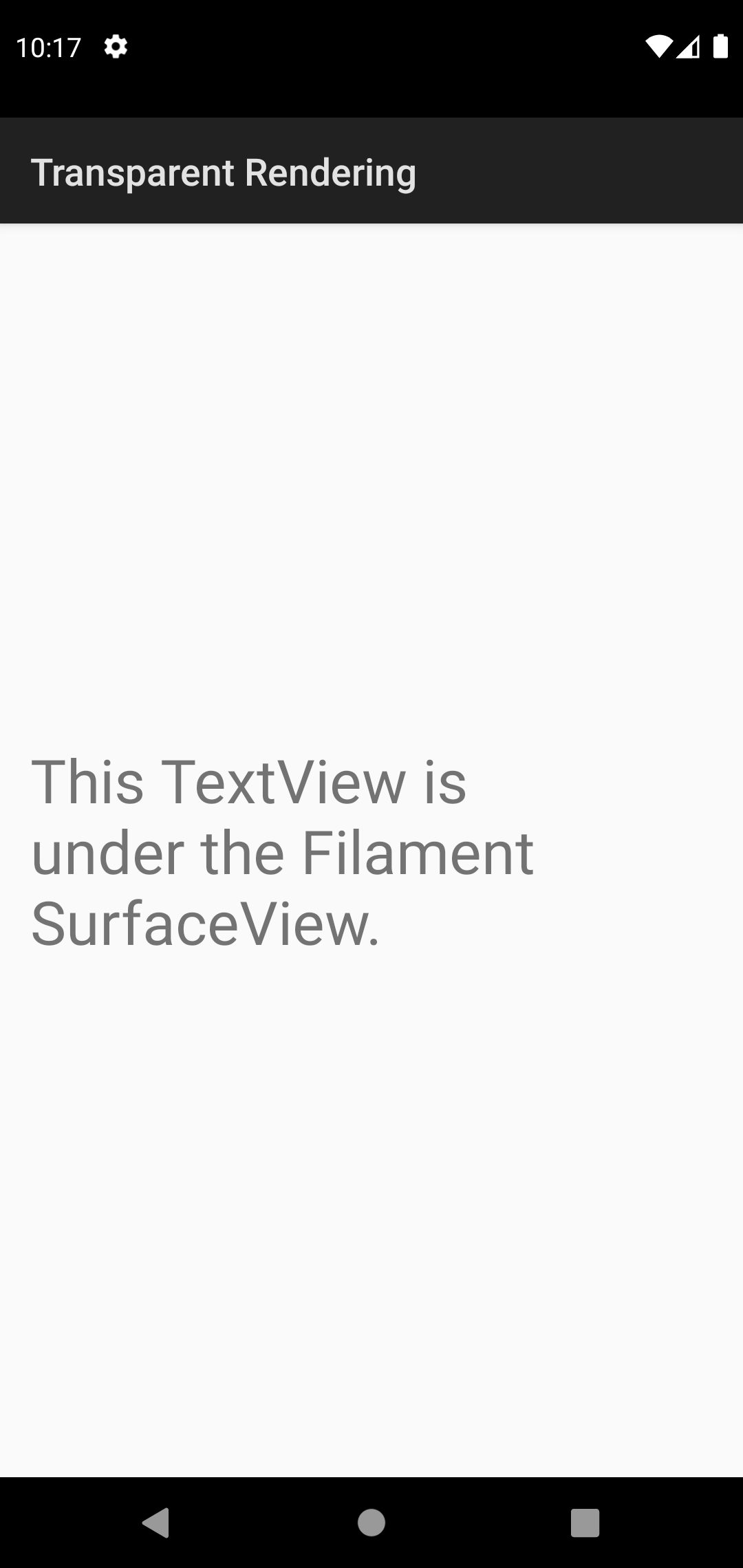 Black Screen on Running Android Samples in Emulator · Issue #4692 · google/filament · GitHub