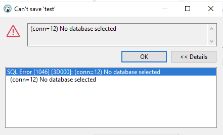 CTE with no database qualifier in select statement causes dbeaver persist to drop procedure ...