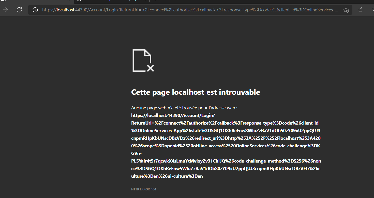 Login Page Is Not Shown 404 Error Page Accountlogin · Issue 11420 · Abpframeworkabp · Github