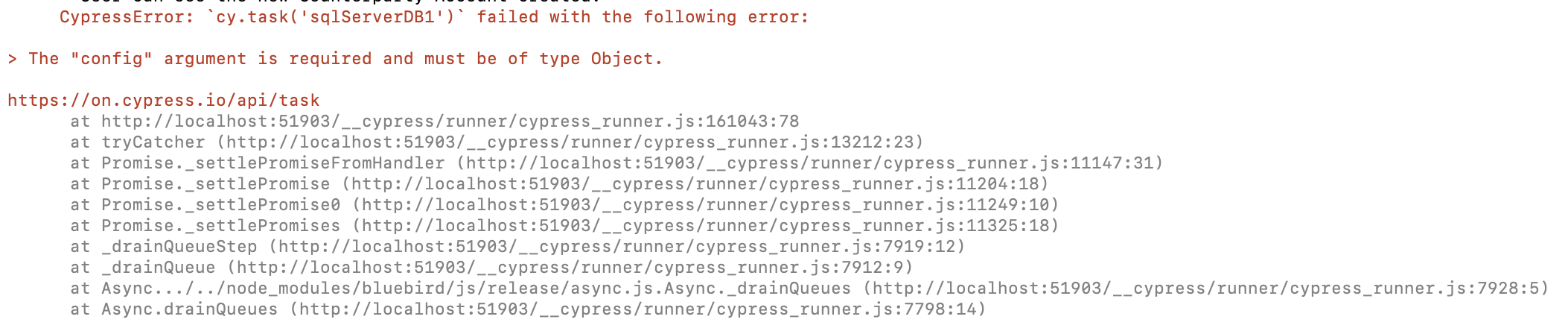 Unable to connect multiple DB · Issue #6621 · cypress-io/cypress · GitHub