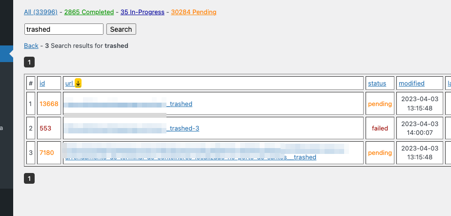[WIP] __trashed URLs inserted in Cache and RUCSS tables · Issue #5853 · wp-media/wp-rocket · GitHub