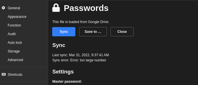 Sync Error: Error: too large number · Issue #2004 · keeweb/keeweb · GitHub