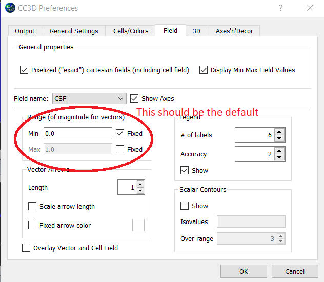 Default color bar ranges for field displays in Player · Issue #526 · CompuCell3D/CompuCell3D ...