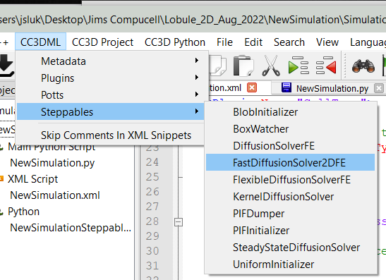Better guidance on PDE solvers in Twedit++ and the helper · Issue #573 · CompuCell3D/CompuCell3D ...