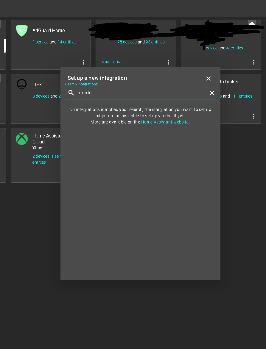 After Adding through HACS, not seeing Frigate as option in Configuration -> Integrations · Issue ...