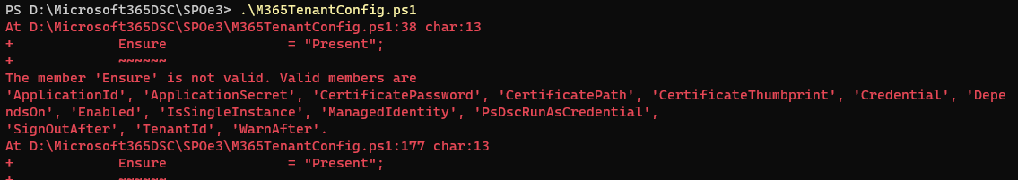 Problem Creating Localhost Mof File With Component Spositeauditsettings Spobrowseridlesignout