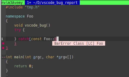 IntelliSense does not find symbols in current namespace · Issue #3707 · microsoft/vscode ...