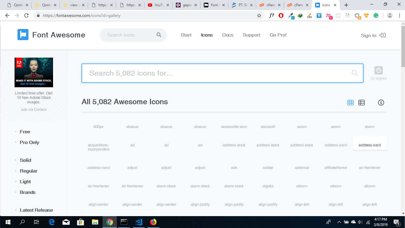 Find Something Wrong in my browser · Issue #14723 · FortAwesome/Font ...