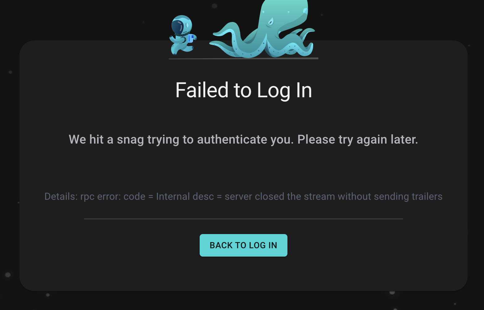 [Self-hosted Pixie on non-minikube cluster] Login error "server closed the stream without ...