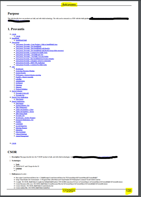 Add ability to export only part of a WIKI as a PDF · Issue #926 · rfennell/AzurePipelines · GitHub