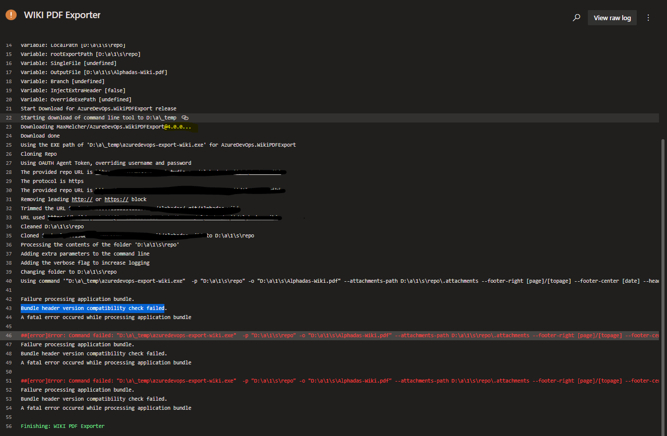 Bundle header version compatibility check failed · Issue #1169 · rfennell/AzurePipelines · GitHub