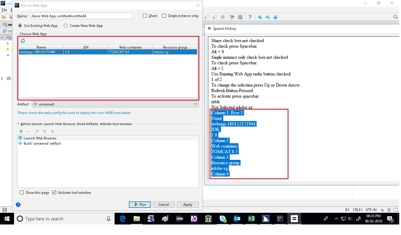 [Azure Toolkit][A11yMAS][Accessibility][NVDA][MAS4.2.3][IntelliJ][Wipro ...