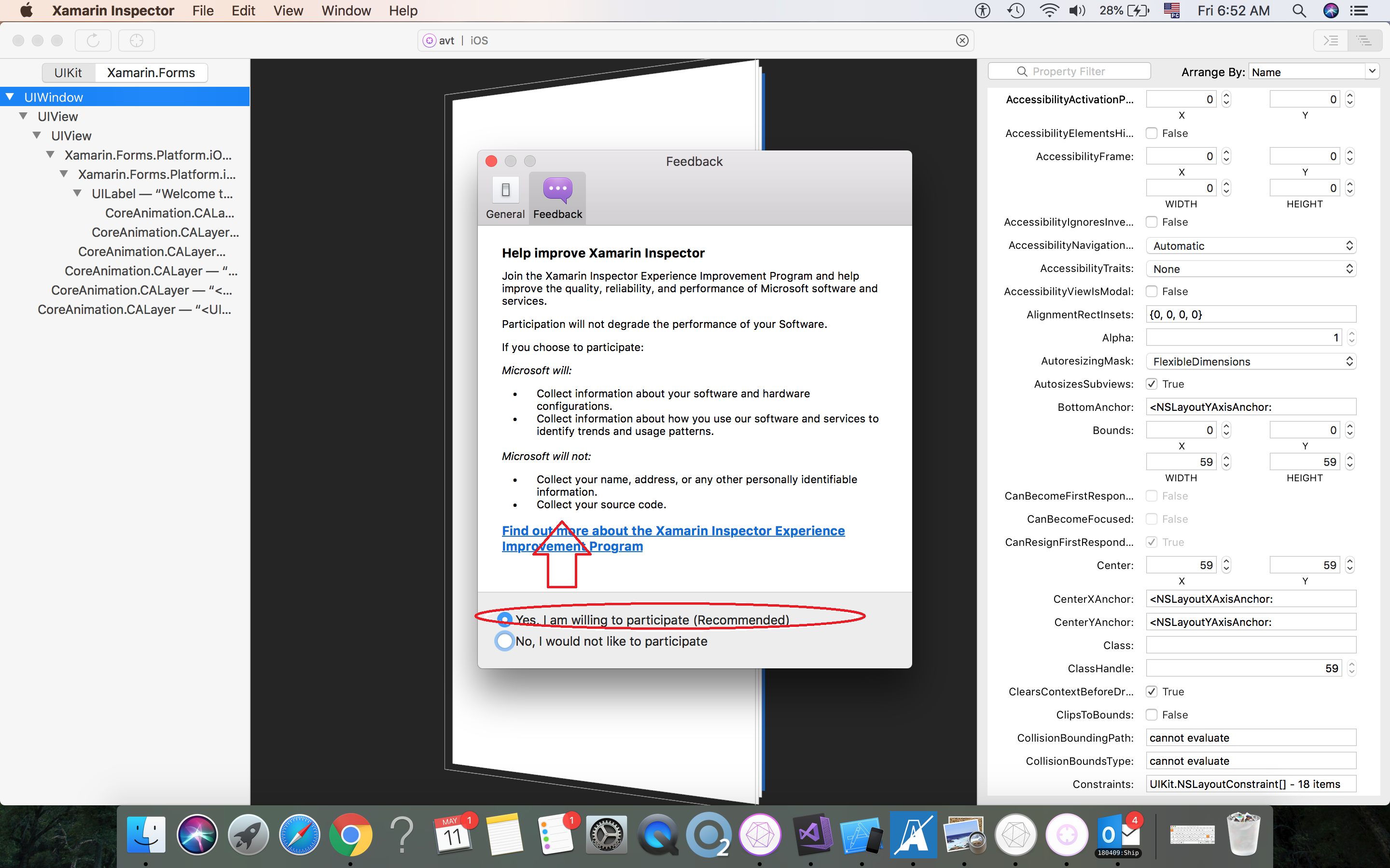 Unable to set the keyboard focus to the interactive elements before to ...