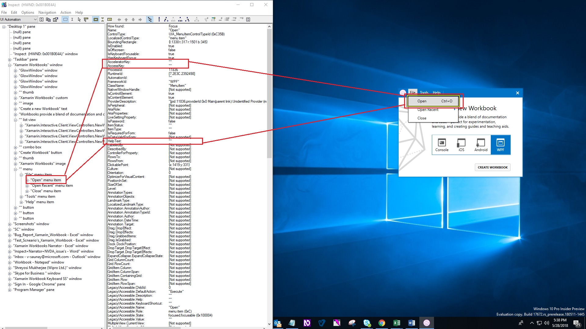 Access key/ Help text is not defined for 'Open' menu item · Issue #347 · microsoft/workbooks ...