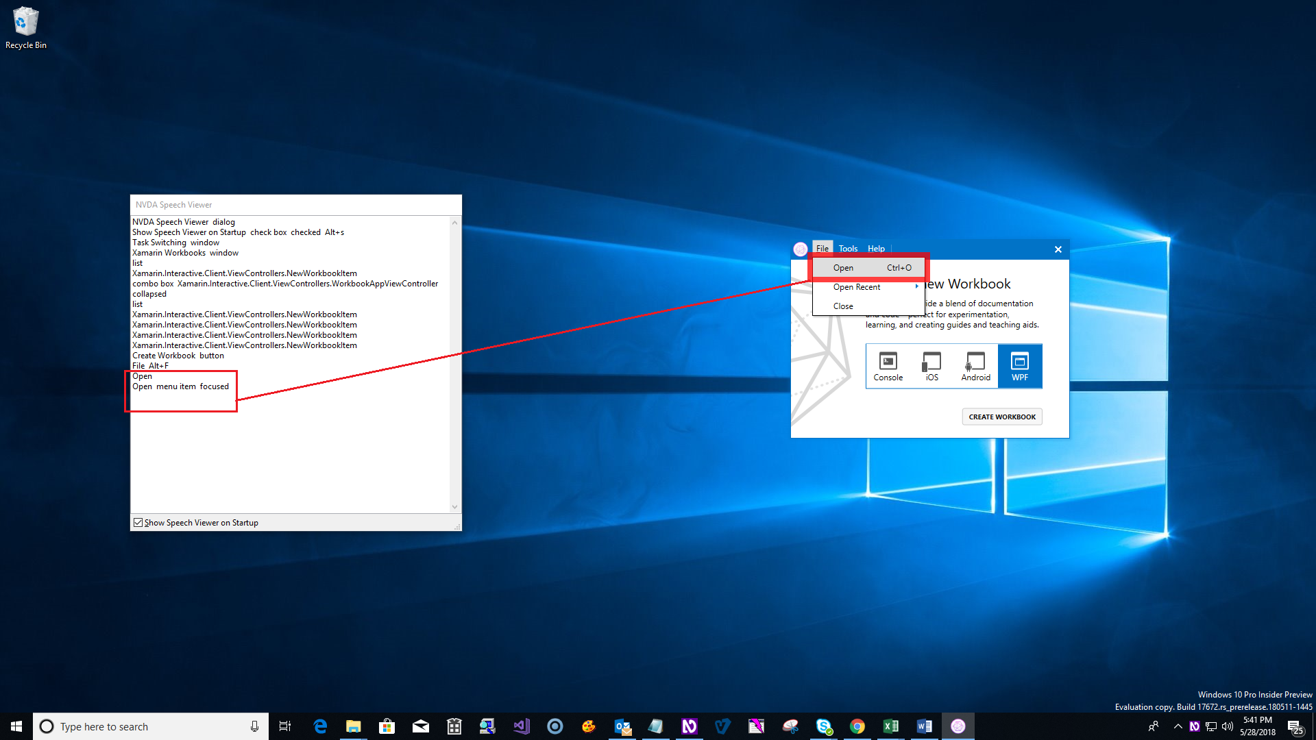 Access key/ Help text is not defined for 'Open' menu item · Issue #347 · microsoft/workbooks ...