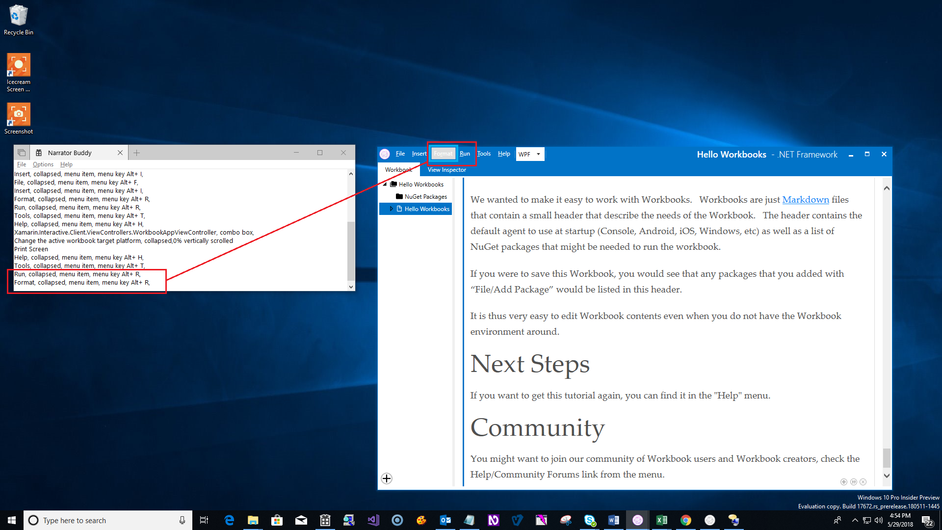 Same Access key 'Alt+R' Property is defined for 'Run' & 'Format' menu items in Worbook Front ...
