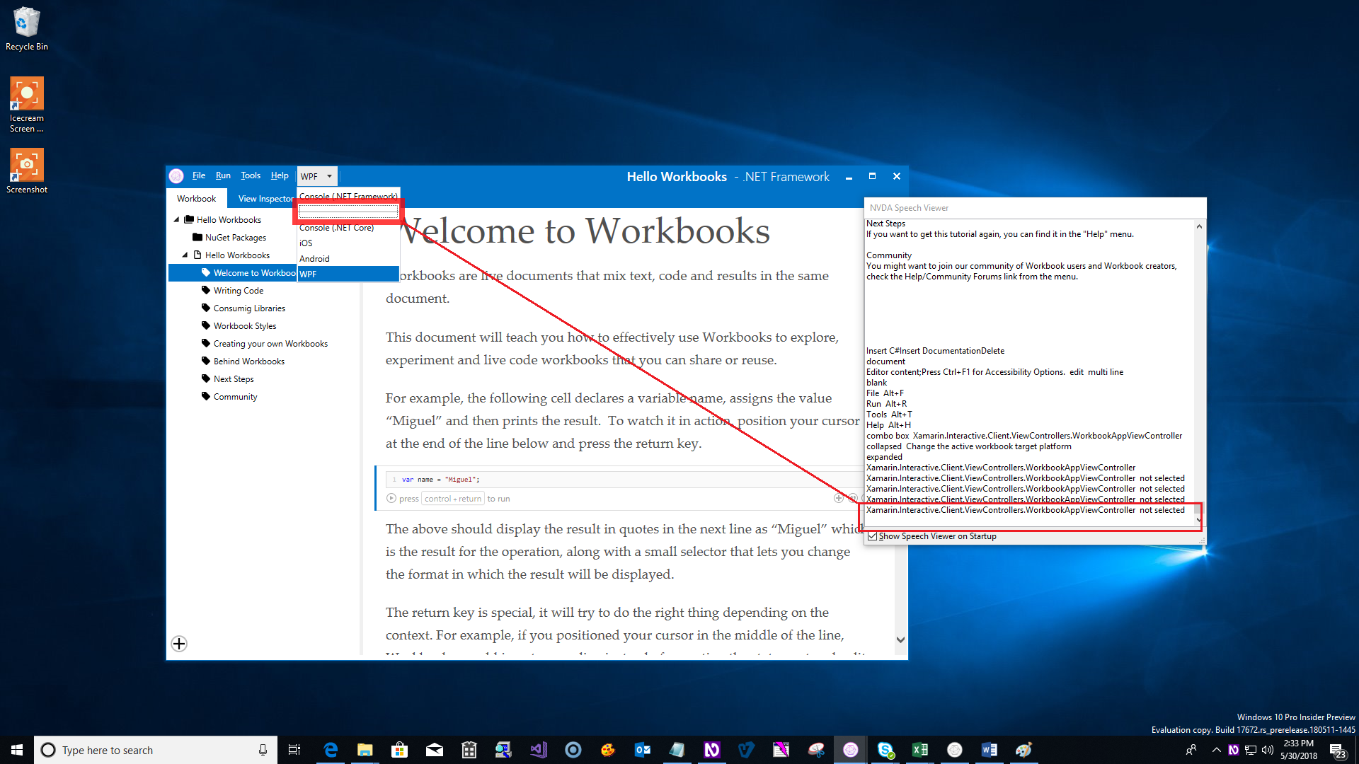 Keyboard focus is going to Non-Interactive element i.e.'Seperator ...