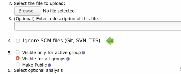 Automatically ignore SCM data when scaning · Issue #1251 · fossology/fossology · GitHub