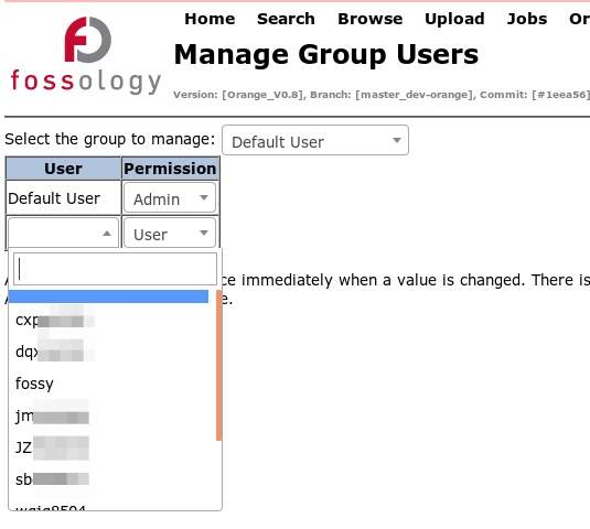 Show User Names Rather Than User Id · Issue 1351 · Fossology Fossology · Github