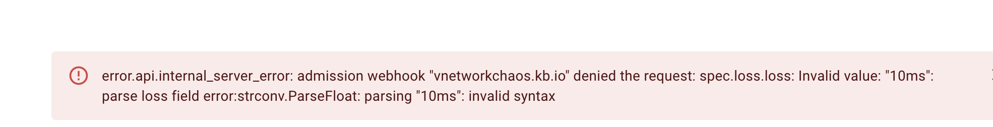 Failed To Create Networkchaos On Dashbaord · Issue 2188 · Chaos Mesh 