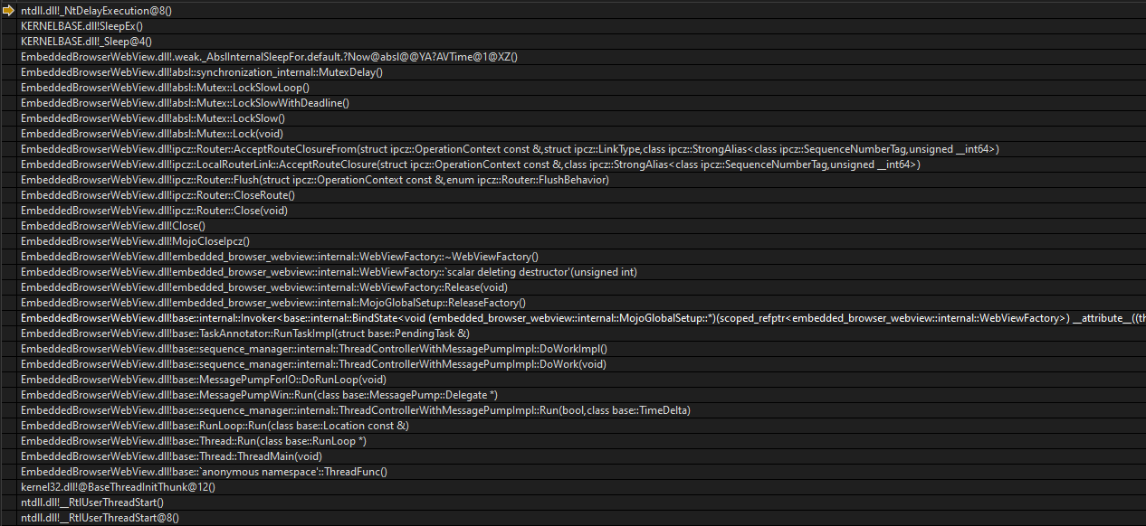 Webview2 117.0.2045 Regression - RetryCreateWebView during WM_CLOSE ...