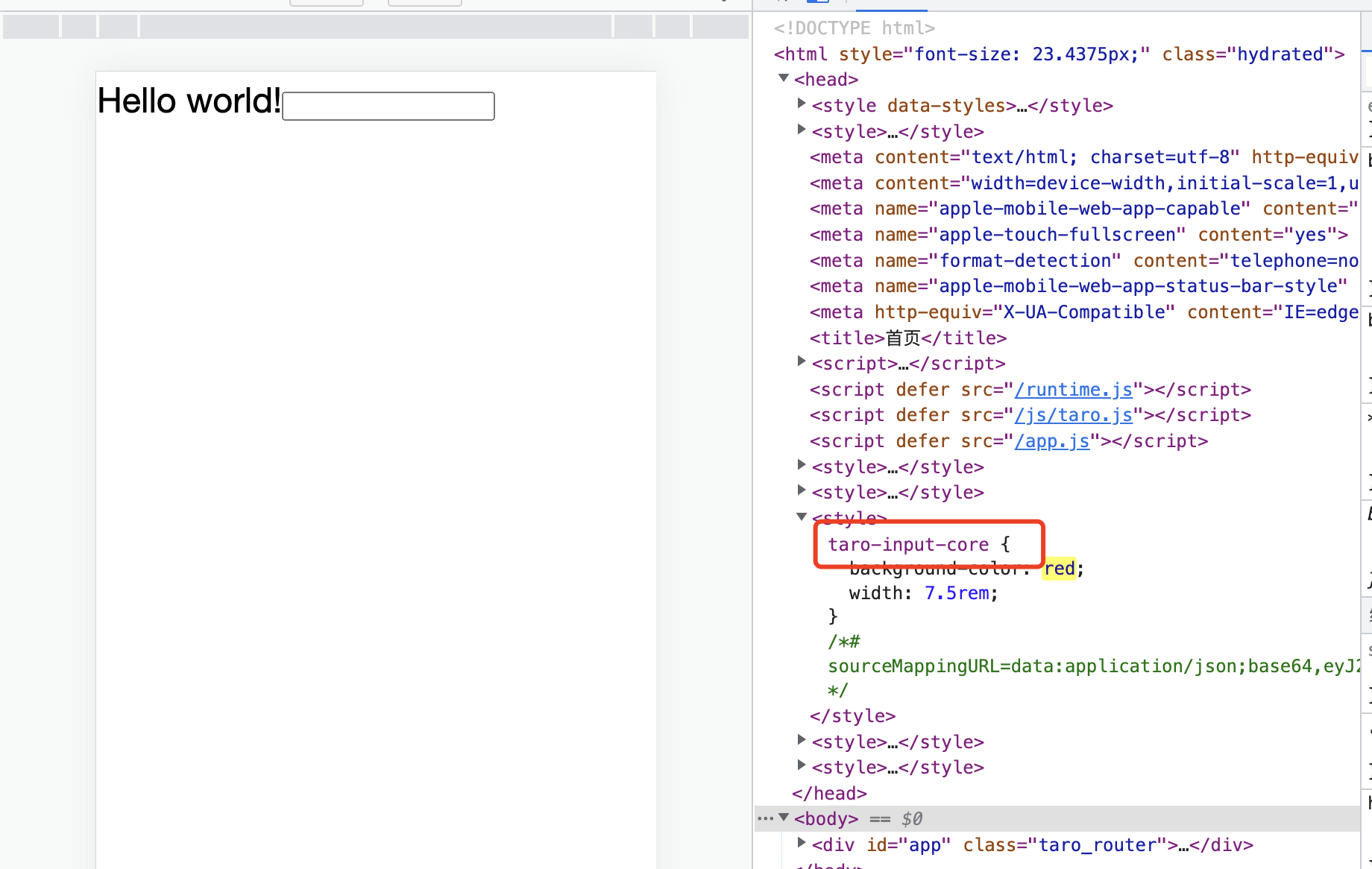 scss 中的 input 属性选择器被转换成了taro-input-core · Issue #12534 · NervJS/taro · GitHub