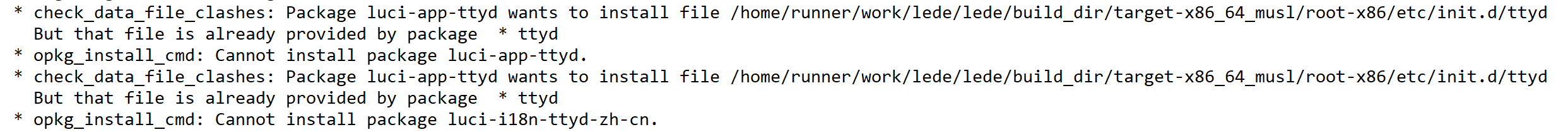 5.4内核源码下，大雕的luci-app-ttyd与官方ttyd冲突 · Issue #4978 · coolsnowwolf/lede · GitHub